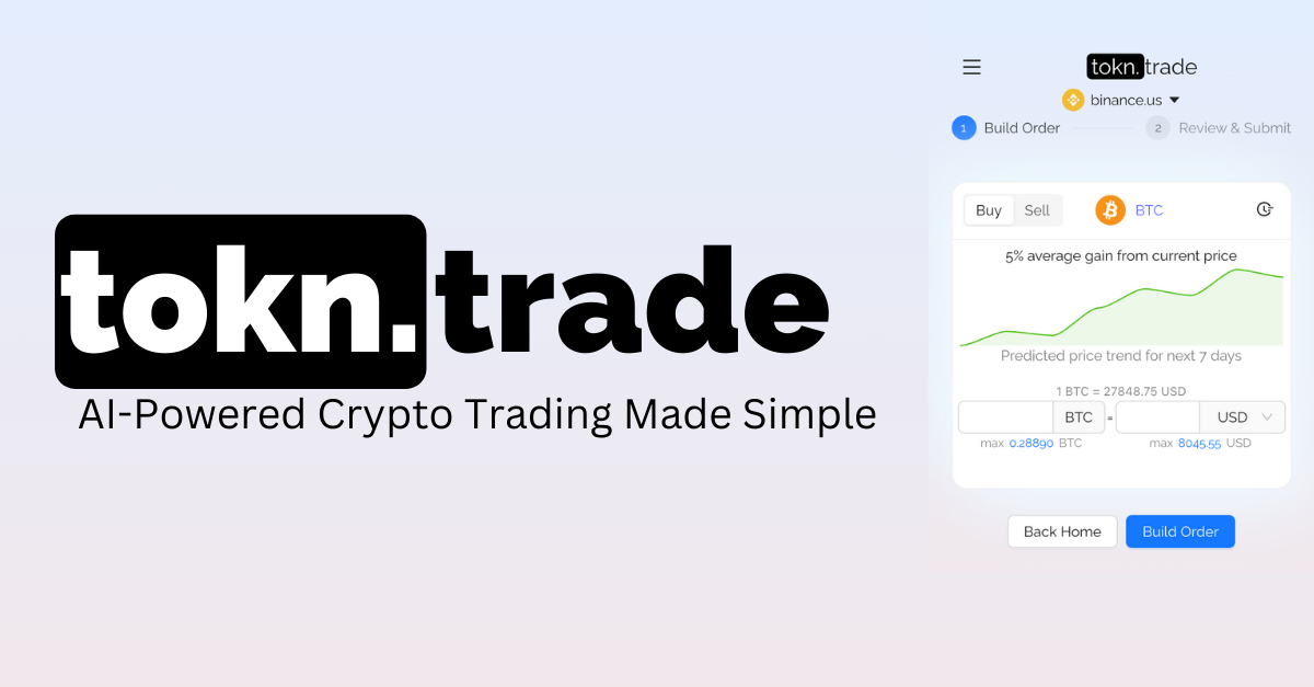 Introducing tokn.trade — Revolutionizing Crypto Trading with AI-based ...