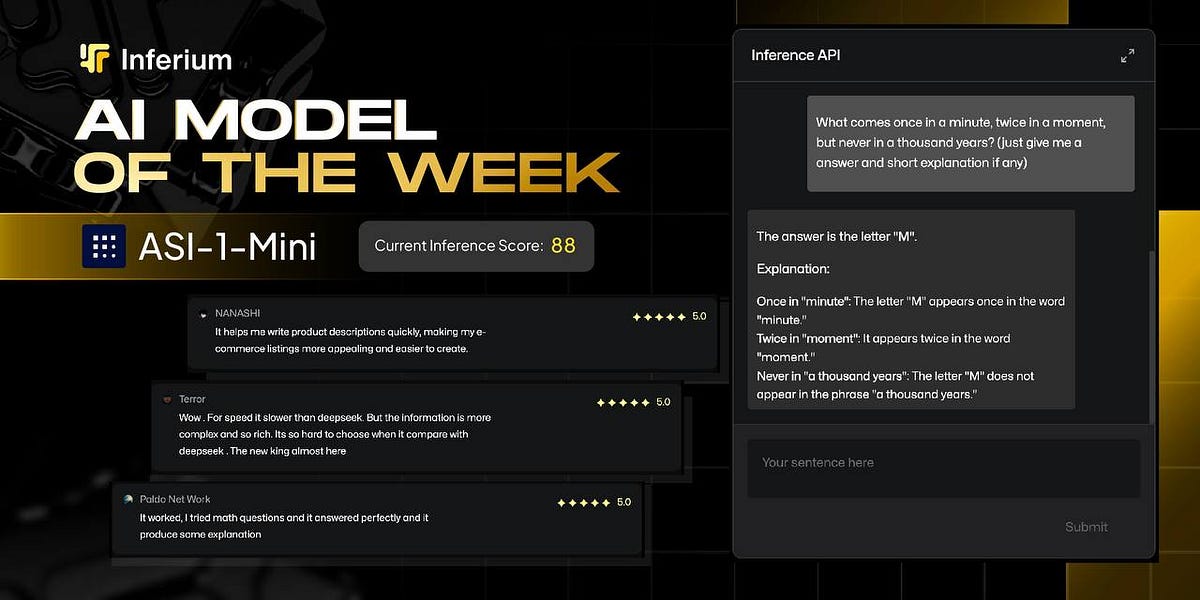 🧠 Big Brains, Small Package: Meet fetchai/ASI-1-Mini! | by Asimic James ...