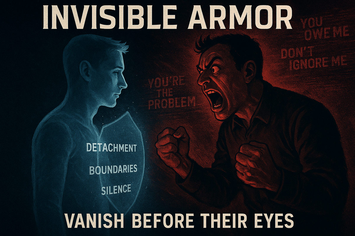 The Invisible Armor: How to Vanish Before Their Eyes When a Narcissist ...