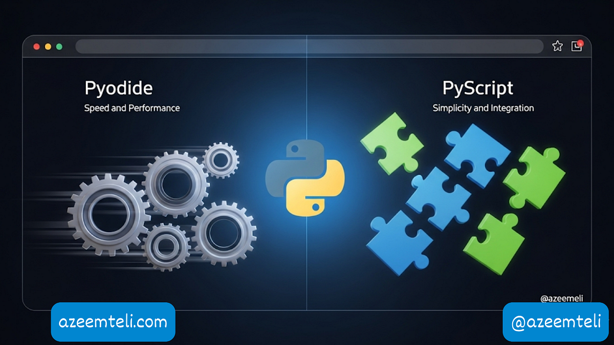 Pyodide vs PyScript: Can Python Finally Run Smoothly in Your Browser? | by Azeem Teli | PyZilla ...