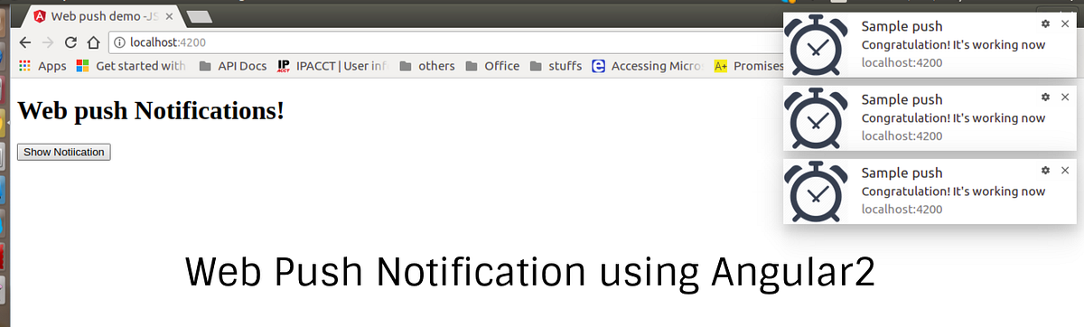 Web Push notifications in Angular Applications | by Pankaj Kumar | Medium