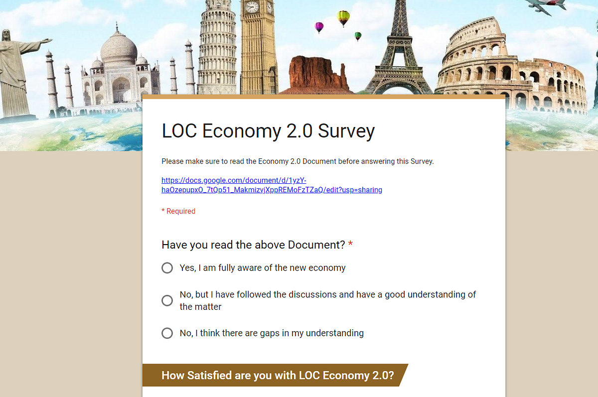 LOC Economy 2.0 | Survey. Almost a week ago, we shared our… | by ...