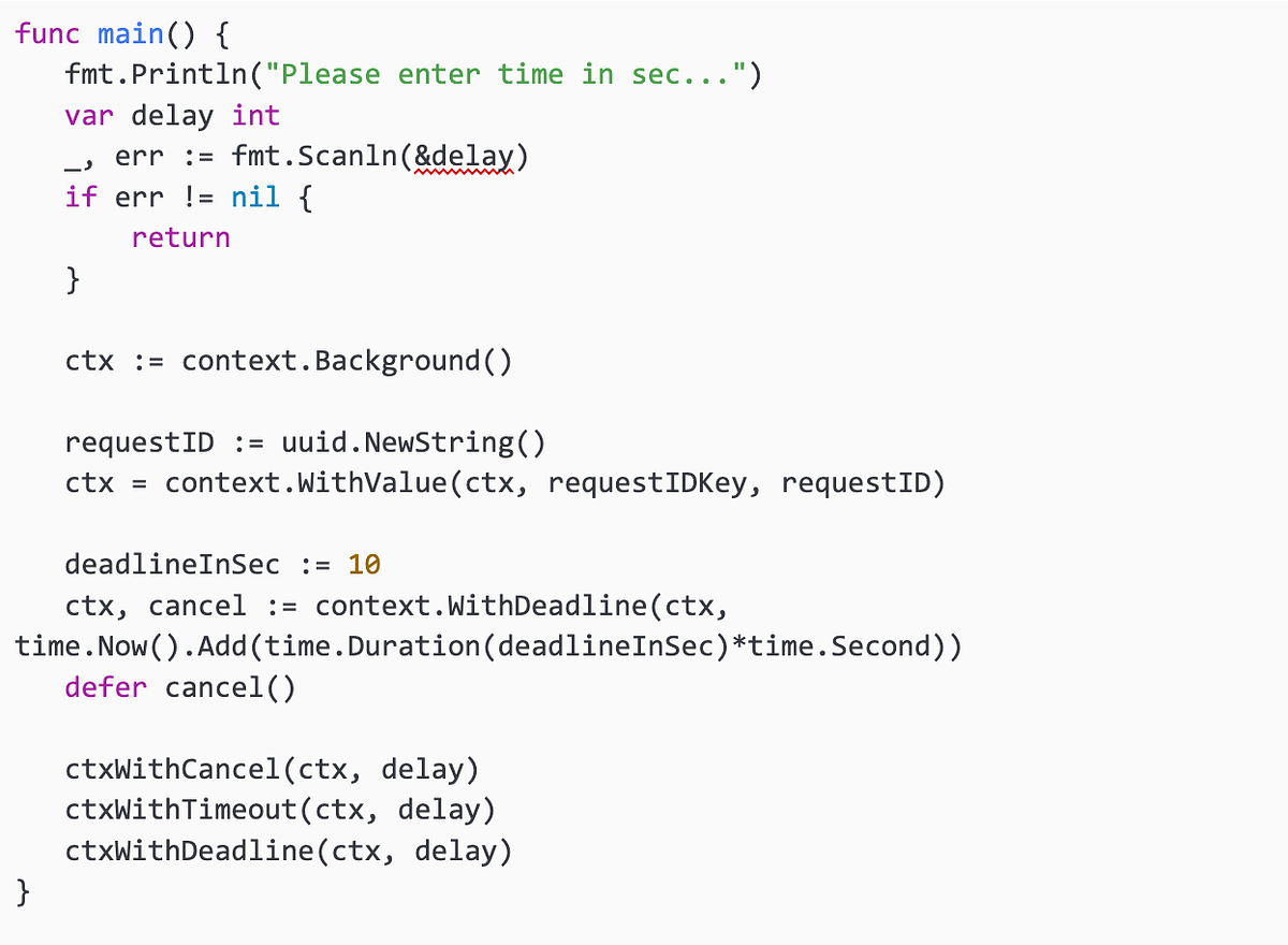 The Context Package In Go. The main purpose of the context package ...