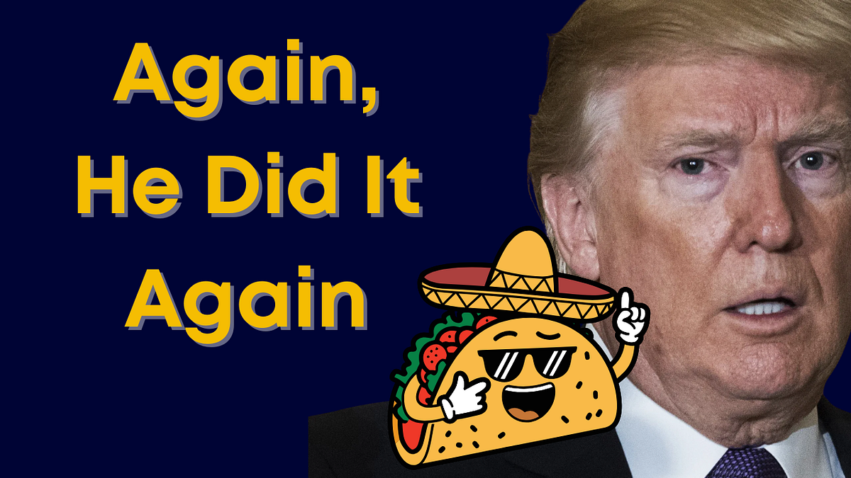 He Chickened Out Again lol. It’s TACO Tuesday everyone | by Shubhransh ...