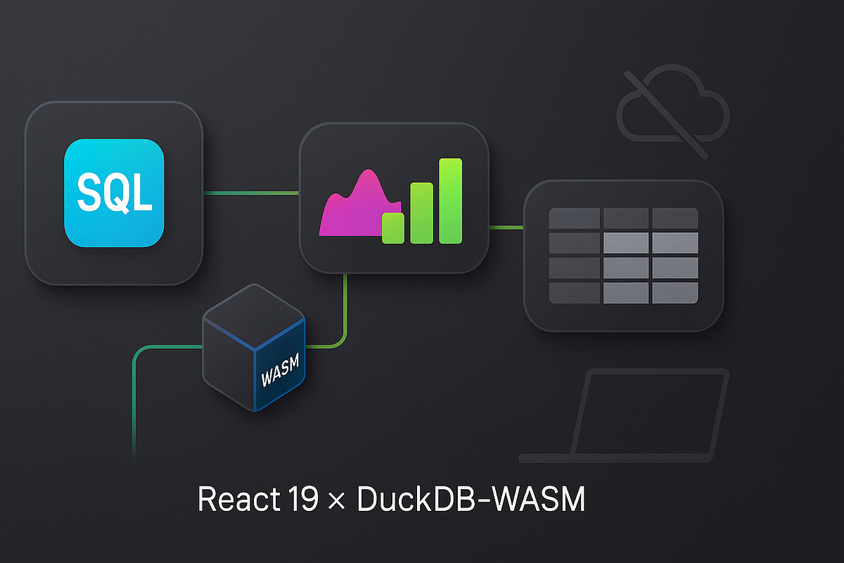 React 19 × DuckDB-WASM: Client-Side SQL, No Servers | by Nikulsinh ...
