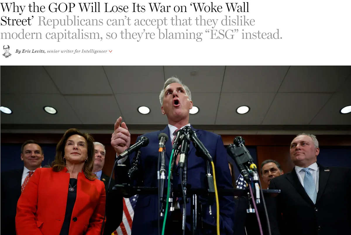 Why the GOP Will Lose Its War on ‘Woke Wall Street’ — Spotlight on New ...