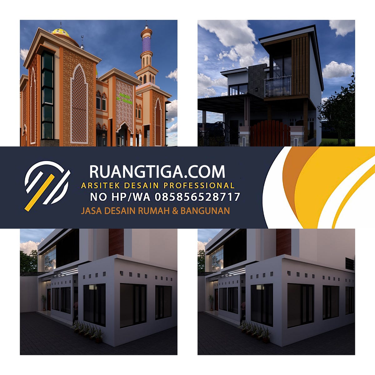 0858–5652–8717 | jasa gambar landscape | jasa gambar rumah surabaya ...