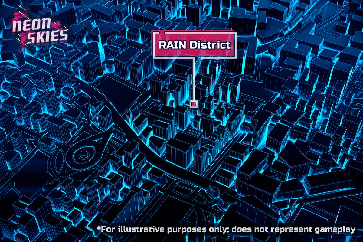 🧭 City sector guide: RAIN District | by Neon Skies | Medium