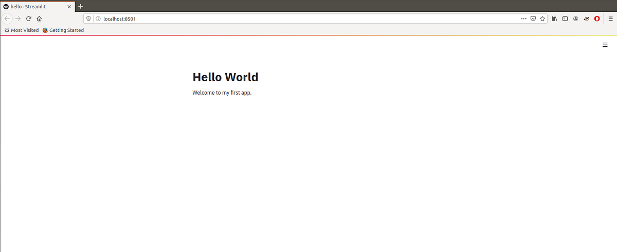 Streamlit for Building Web Apps. Streamlit is a open source python ...