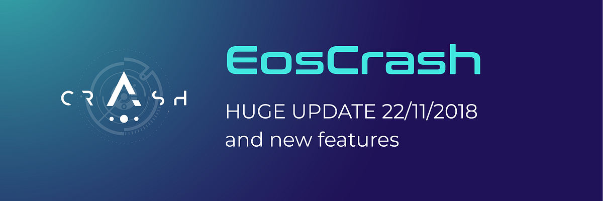 EosCrash is moving forward. Dear players, We have passed a lot from ...
