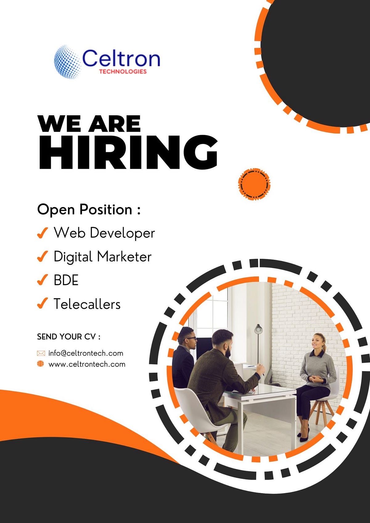 Celtron Technologies, a leading IT services and solutions provider, is hiring for multiple… | by ...