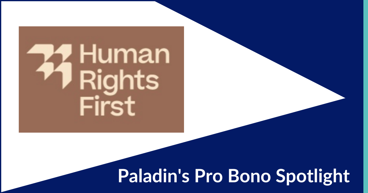 Legal Service Champions: Human Rights First (New York, Washington, DC ...