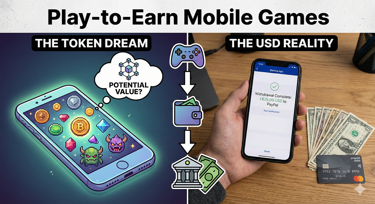 Play-to-Earn Mobile Games Where Players Actually Cash Out USD (Not Just ...