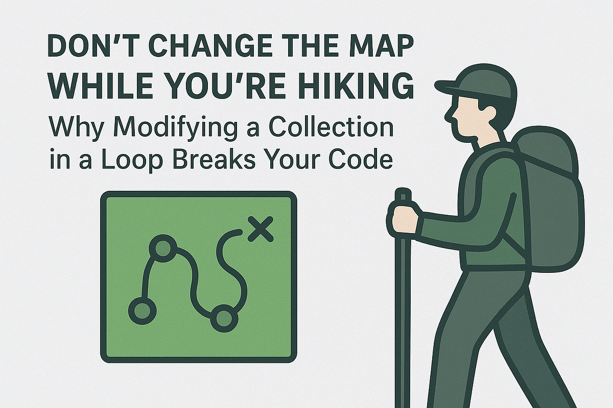Don’t Change the Map While You’re Hiking: Why Modifying a Collection in a Loop Breaks Your Code ...
