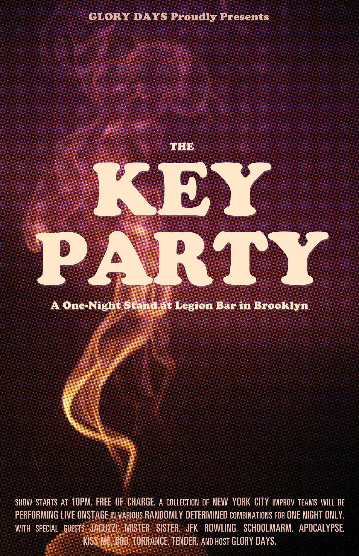 Glory Days “Key Party” Poster Added to the Site | by Kabauer | Medium