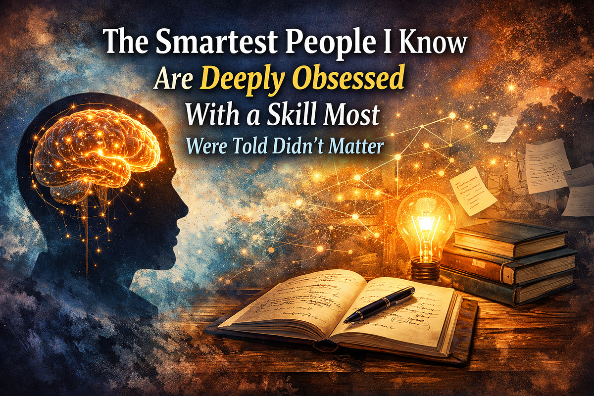 The Smartest People I Know Are Deeply Obsessed With a Skill Most Were ...