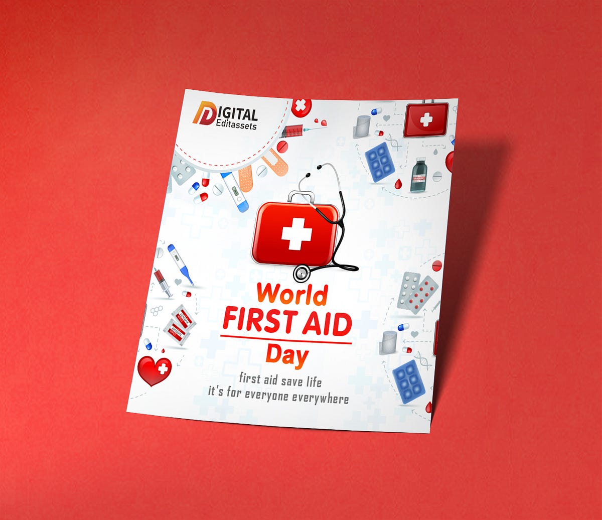 World First Aid Day PSD Template Free | by Digital Edit Assets | Aug ...
