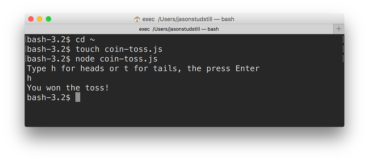 Write Your First Computer Program with JavaScript and Node.js | by ...