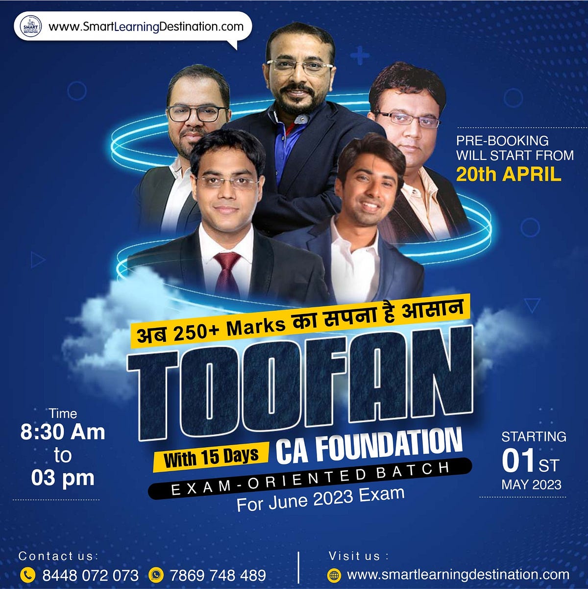 Toofan…Toofan…Toofan With 15 days CA Foundation - Smart learning ...