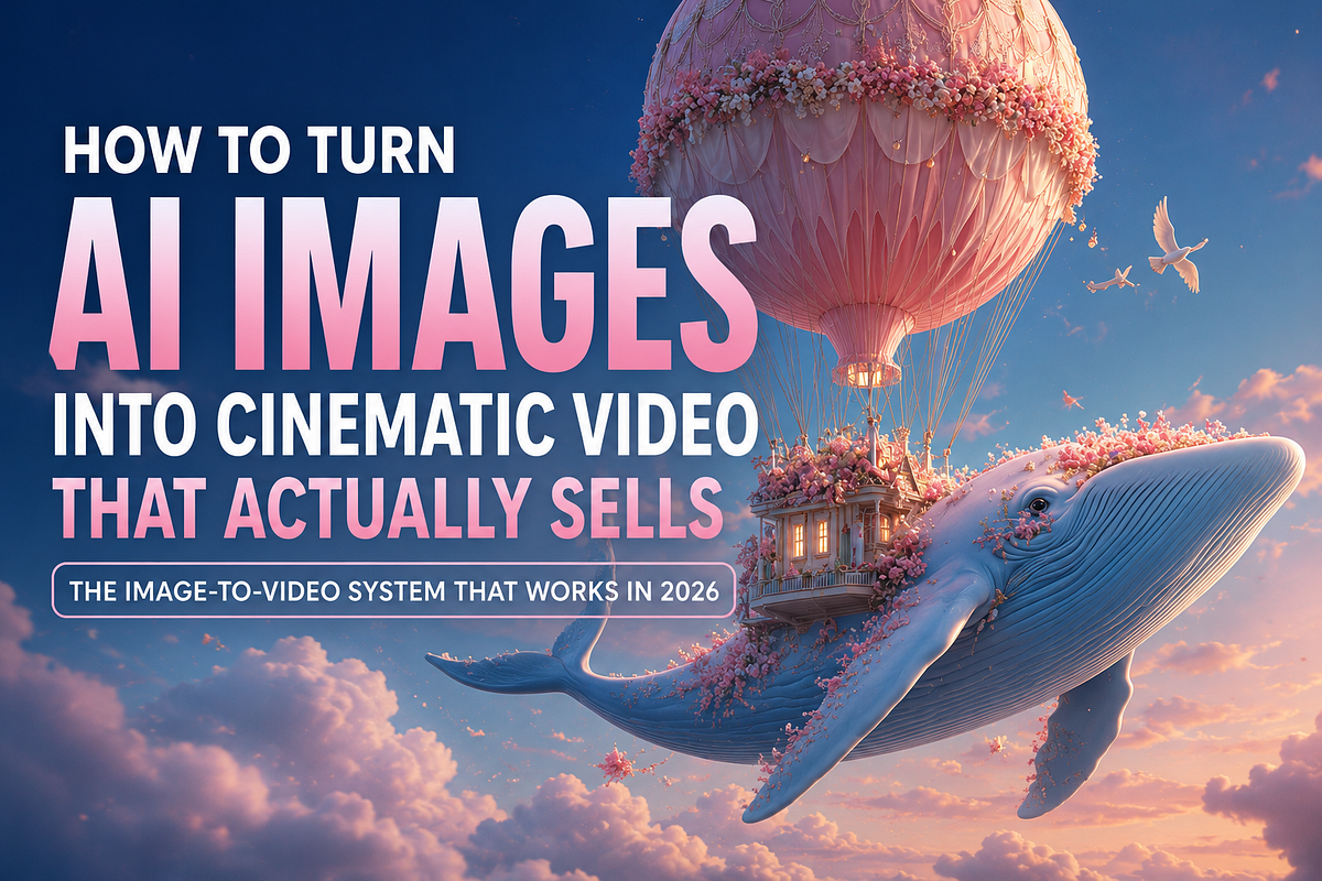 How to Turn AI Images Into Cinematic Videos: The 6-Step System That ...