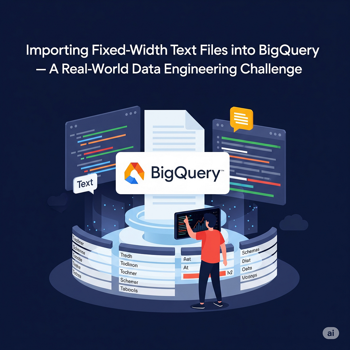 🚀 Importing Fixed-Width Text Files into BigQuery — A Real-World Data Engineering Challenge | by ...