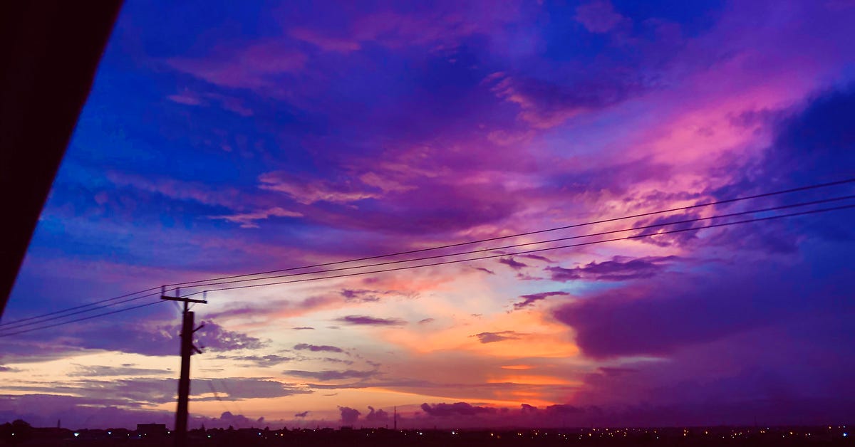 Sunset Effect. The sky was beautifully lit in shades… | by Naa Oyoo ...