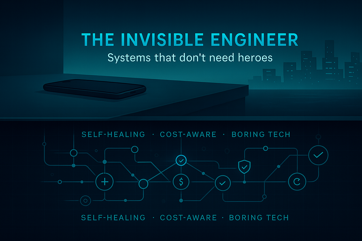 The “Invisible Engineer”: Building Systems That Don’t Need Heroes | by ...