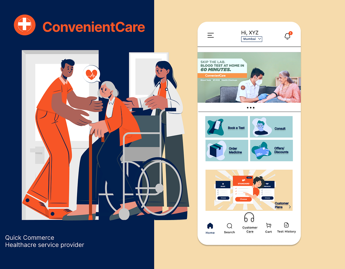 My First UX Design Case Study : Convenient Care | by Bhavi Morabia ...