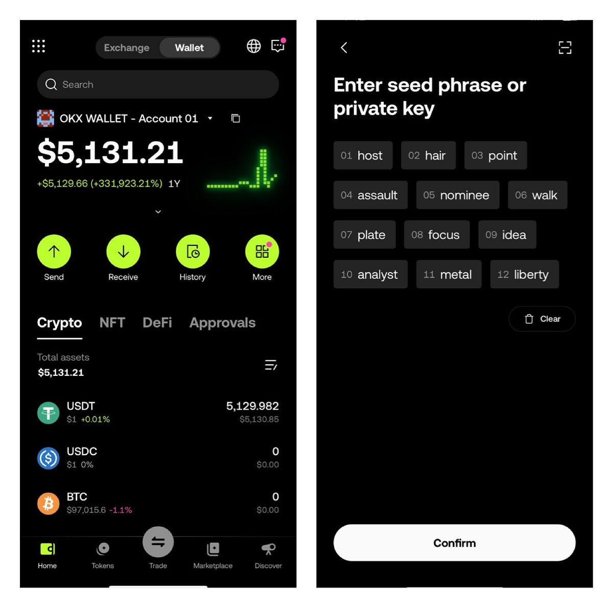 Gift 5000 USDT Blockchain Trc20 ( Okx wallet -Safepal wallet) - Miya ...
