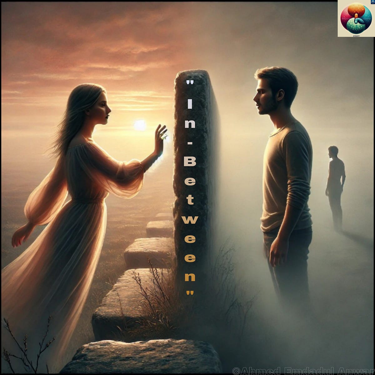 🌐☮️ She stands, arms pressed against the stone, breath shallow in the ...