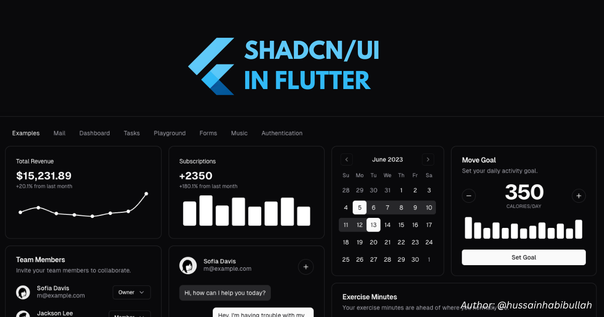 Using Shadcn UI in Flutter for modern apps | Medium