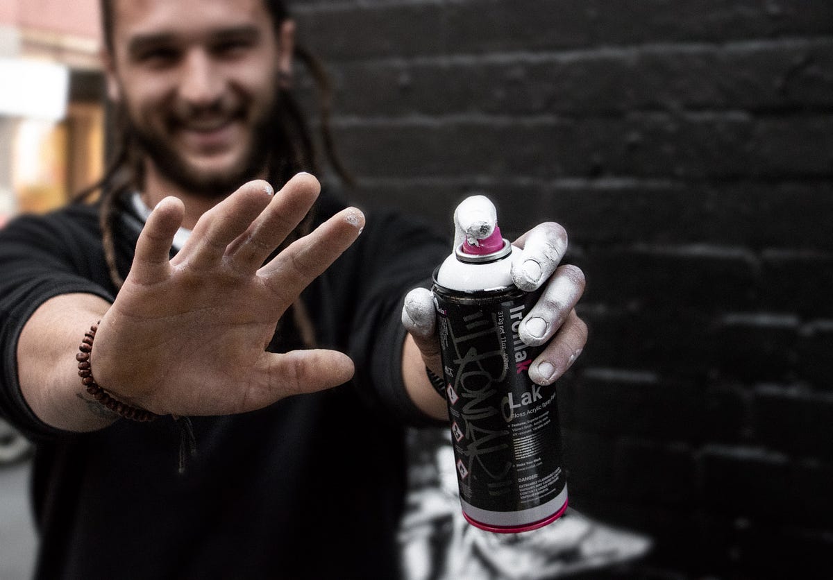 FRENCH SAMURAI IN CHINATOWN. Street artist NTB (aka Valentin) is one ...