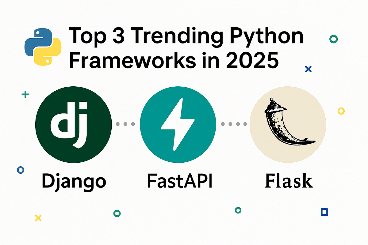 Top 3 Trending Python Frameworks in 2025: Django, FastAPI, and Flask | by bhagya rana | Jun ...