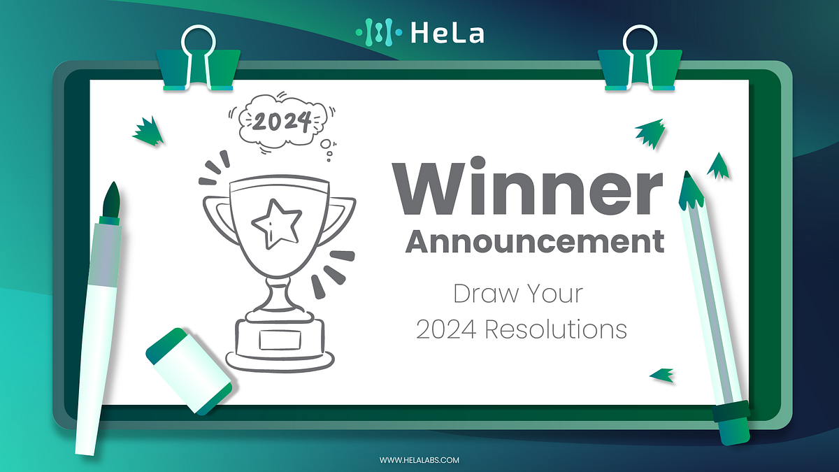 HeLa’s Draw Your New Year’s Resolution Challenge Winner Announcement! ️ ...