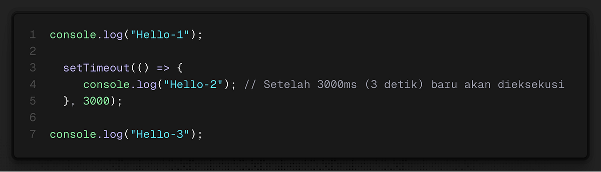 Fundamental About JavaScript Asynchronous & Callback Function | by Muhammad Ferdiansyah | Apr ...
