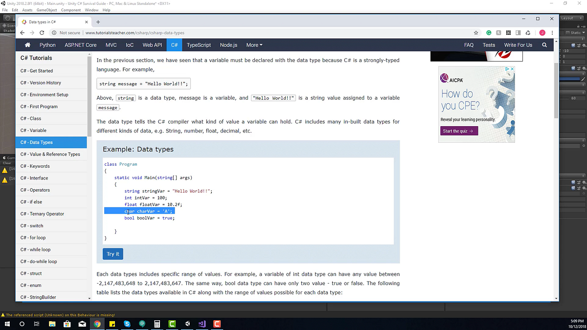 COMMON DATA TYPES. The first thing you wan to do is head… | by Abshire ...
