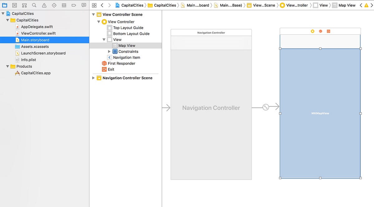 在 Xcode 9，不用再害怕 storyboard 的 MapView 造成閃退 | by 彼得潘的 iOS App Neverland | 彼得潘的 Swift iOS App 開發問題 ...