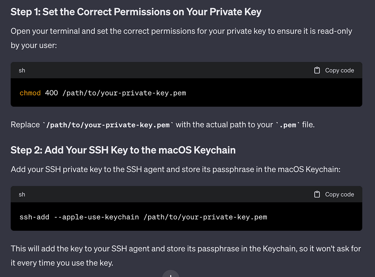 How To Set Up Automatic Ssh Login To Aws Ec2 Instance From A Mac Terminal Hellocode Medium 3042