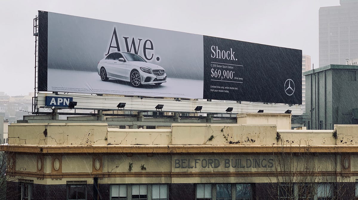 Mercedes-Benz pulled down their militarised billboards because of this ...