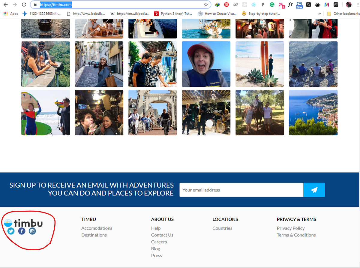 Best Placement and Size for Your Social Media Icons on a Footer | by ...