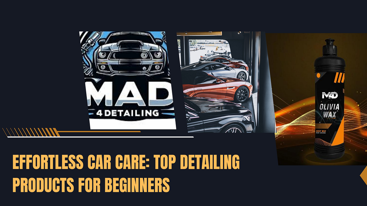 Effortless Car Care: Top Detailing Products for Beginners | by ...