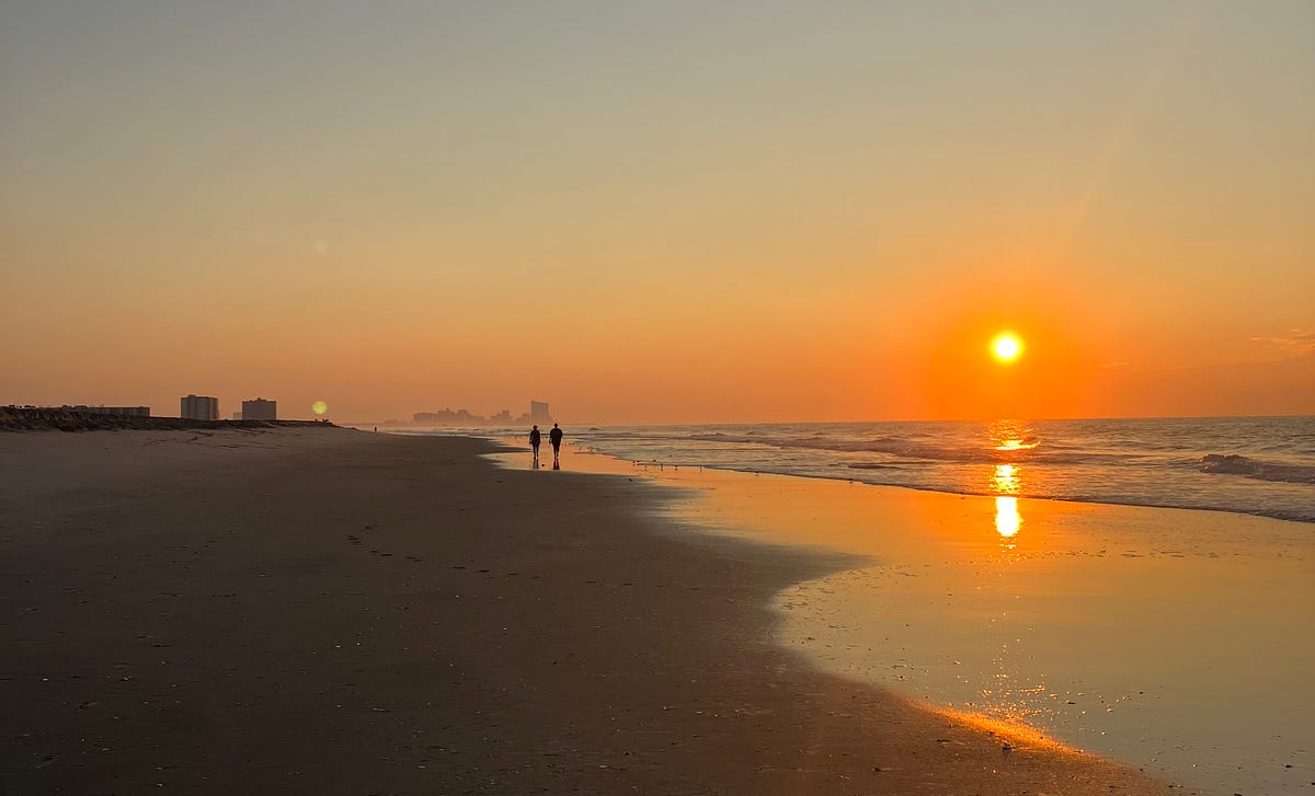 Morning On Beach - Peter Parlagreco - Medium