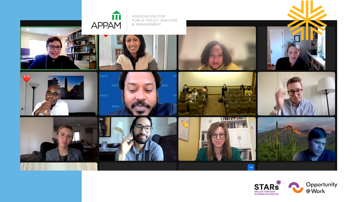 Opportunity@Work shares findings from 4 presentations at APPAM | by ...