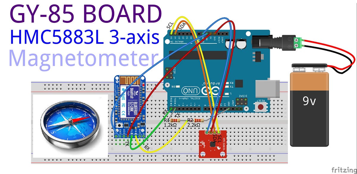 abC Project: Arduino, Bluetooth, and Compass V1.0 | by J3 | Jungletronics | Medium