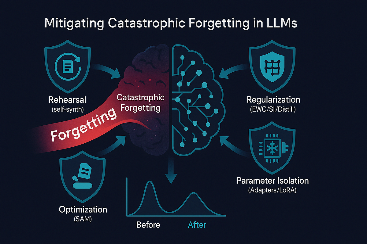 Avoiding Amnesia: Some Practical Guides to Mitigate Catastrophic Forgetting in LLMs Post ...
