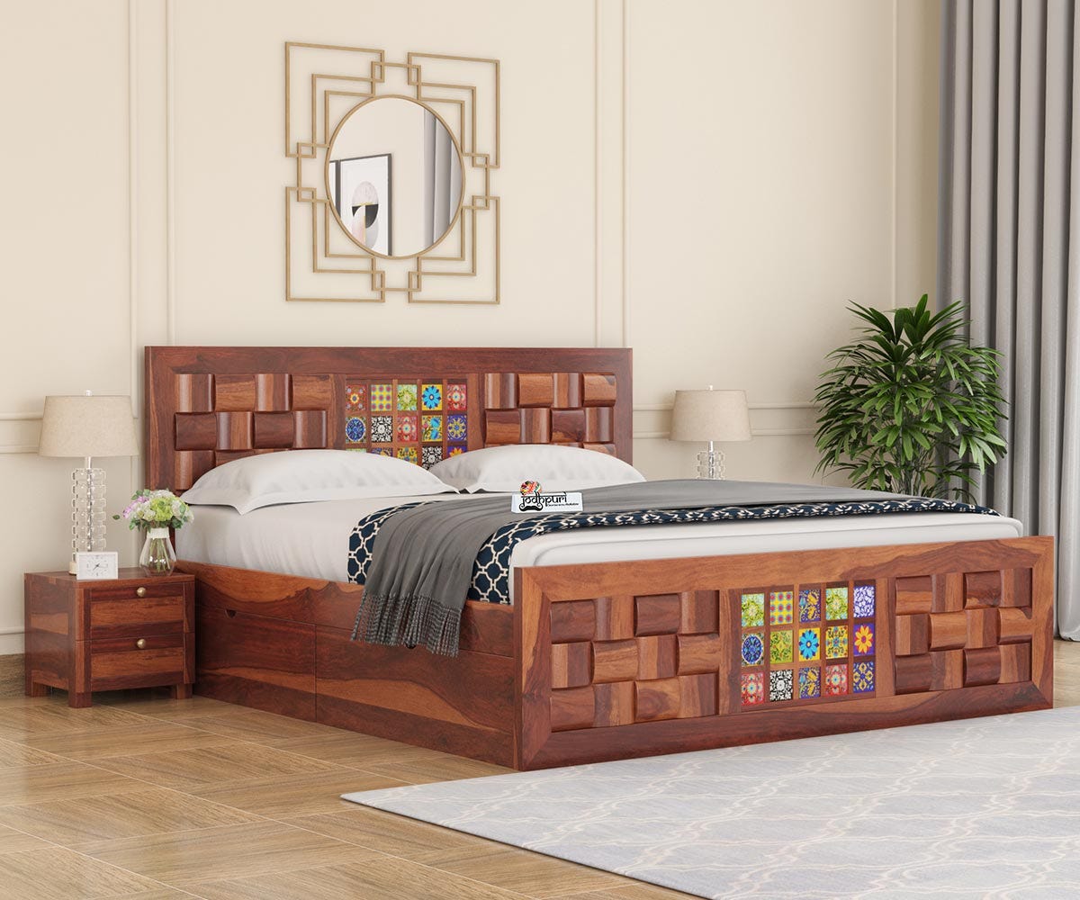 How the design and style of Sheesham wood Beds changed over time? | by ...