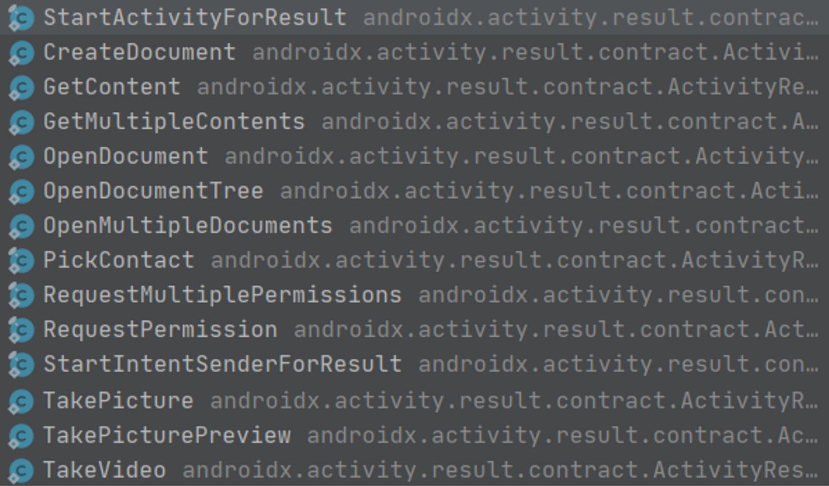 startActivityForResult() deprecated alternative and using it outside activity class | by Sneh ...
