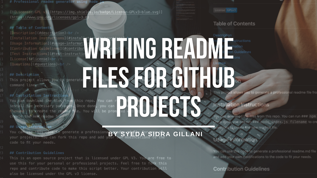 Best Practices for Writing README Files for GitHub Projects | by Sidra Gillani🦋 | Medium