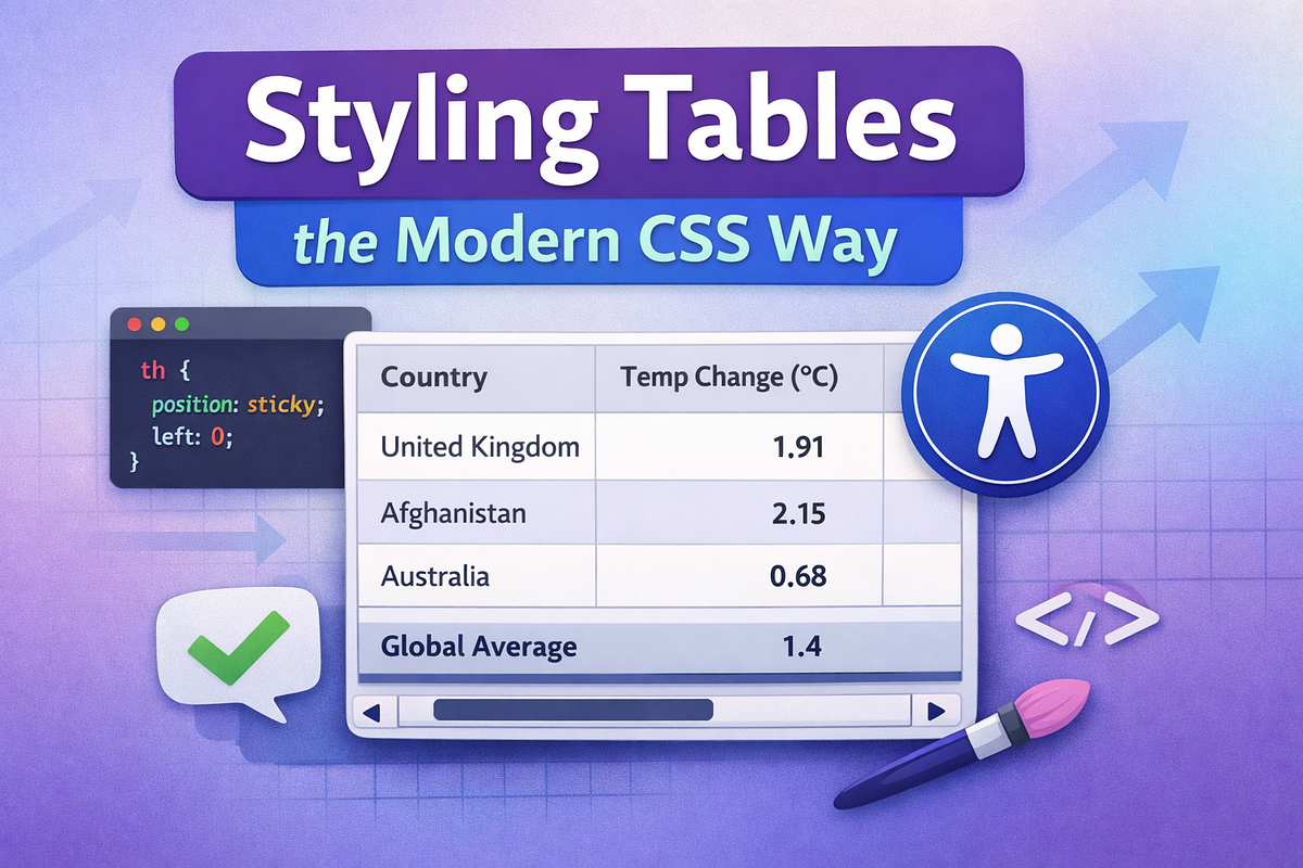 Styling Tables the Modern CSS Way | by Er Raj Aryan | Medium